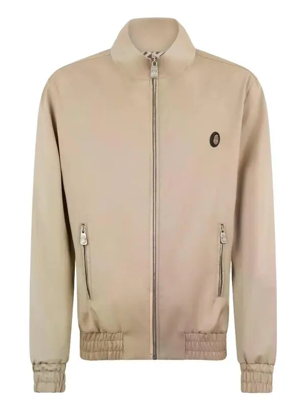 BILLIONAIRE Wool Zip-up Tracksuit Jacket - Neutrals