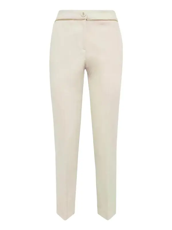 BLUGIRL Embellished Trousers - Neutrals