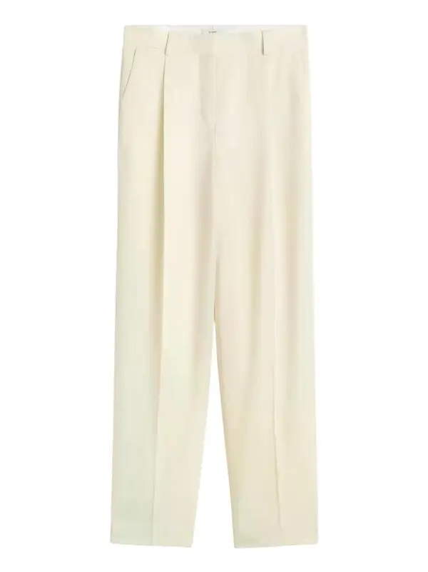 TOTEME Pleated Trousers - White
