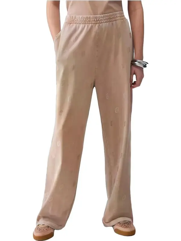 Liu Jo Logo Trousers - Neutrals