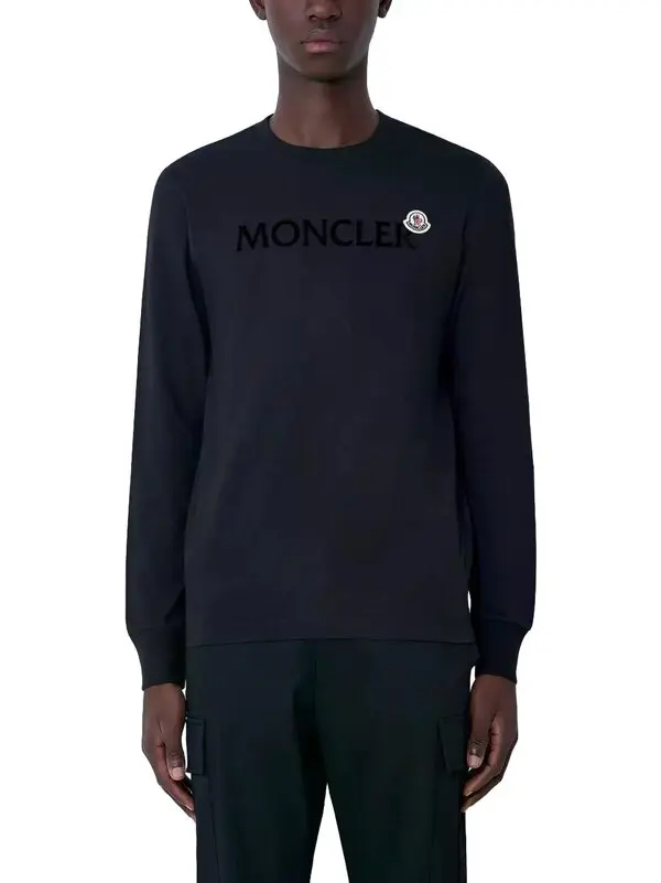 Moncler Logo-detail Sweatshirt - Black