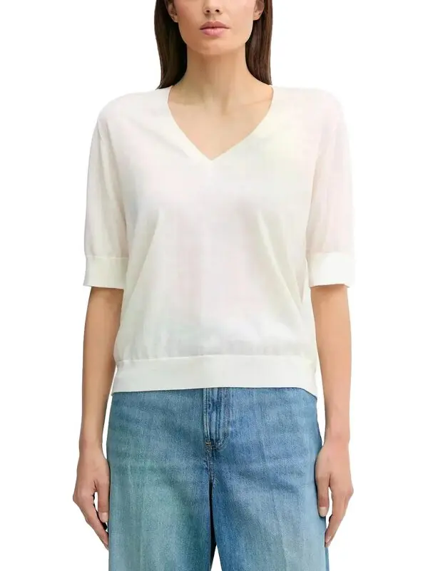 JOOP! Kajol V-neck Top - White