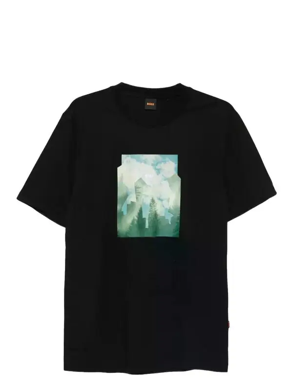 BOSS Graphic-print T-shirt - Black