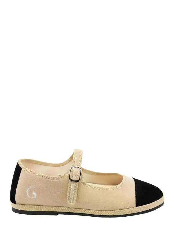GONDOLINA Damier Mary Jane Ballet Flats - Neutrals