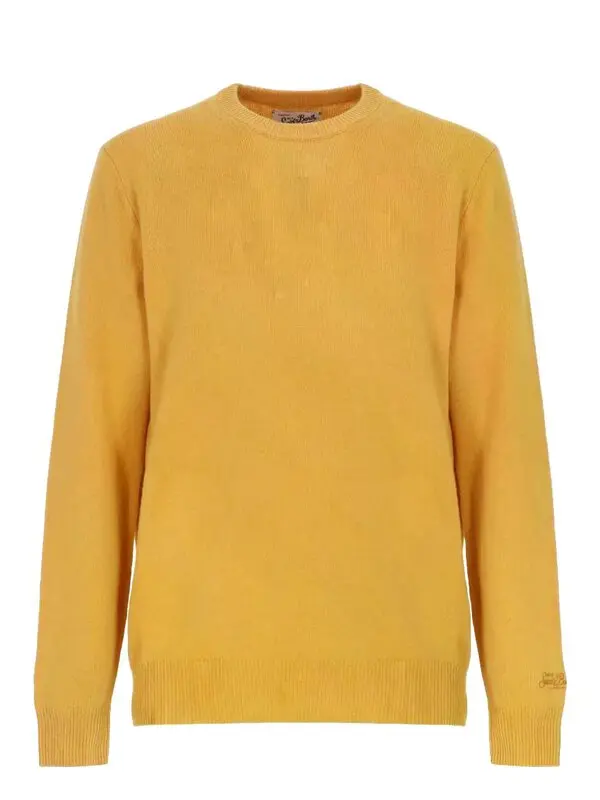 MC2 SAINT BARTH Round-neck Sweater - Yellow