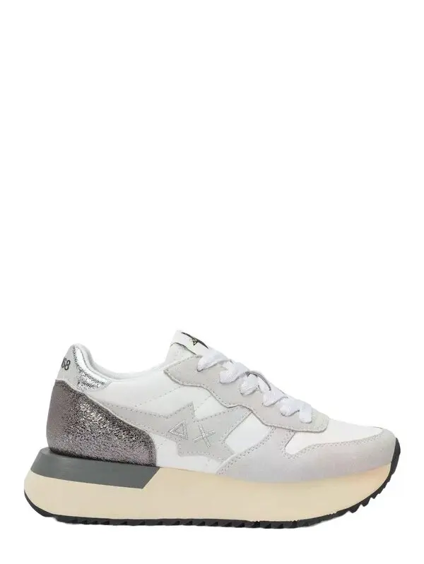 SUN 68 Big Stargirl Sneakers - White
