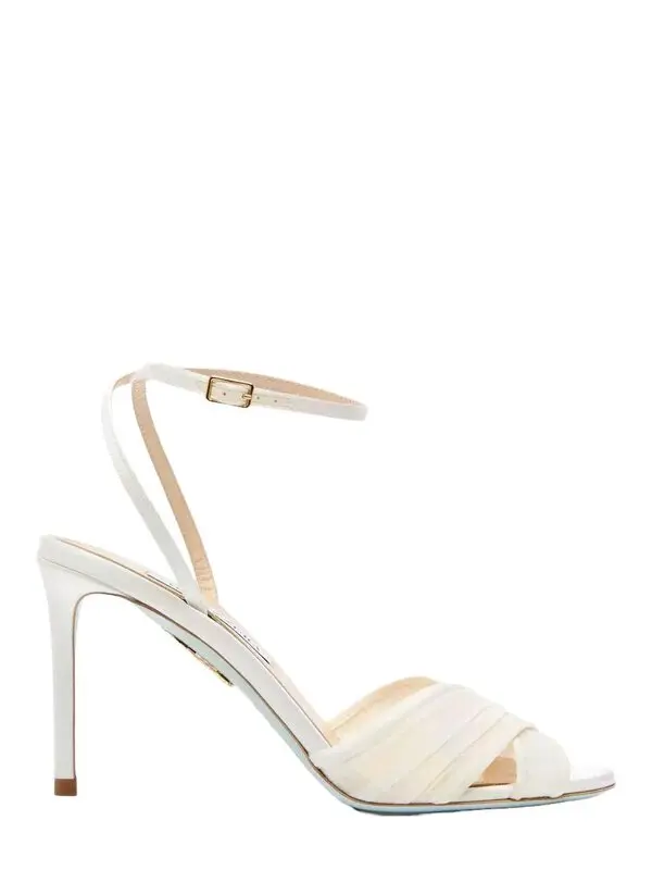 AQUAZZURA Voile Crossover-strap Sandals - White