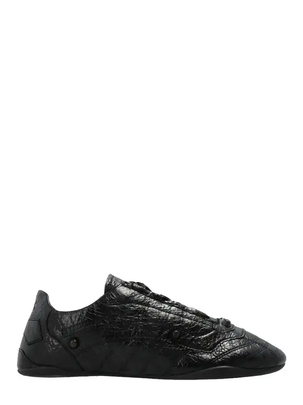 Balenciaga Stud-embellished Sneakers - Black