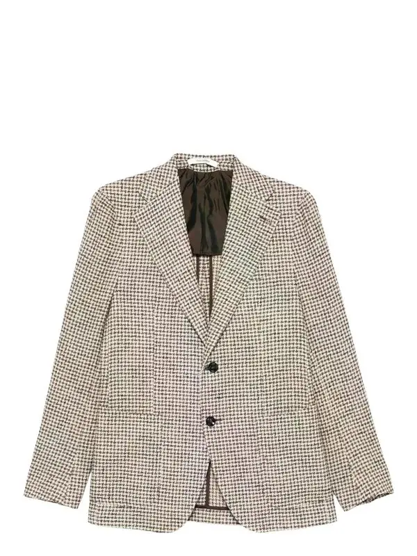 Tagliatore Checked Blazer - Neutrals
