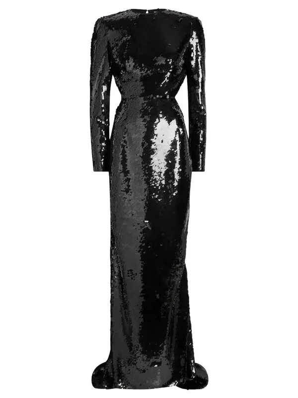 Stella McCartney Sequin-embellished Maxi Dress - Black