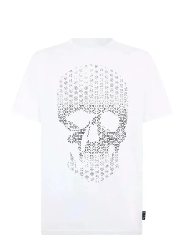 Philipp Plein Round-neck Skull-detail T-shirt - White