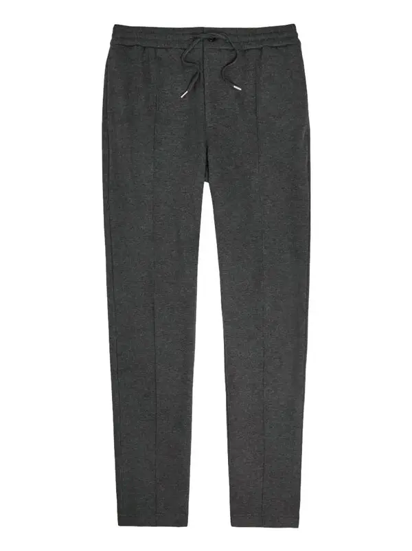 AURELIEN Drawstring-waist Track Pants - Grey