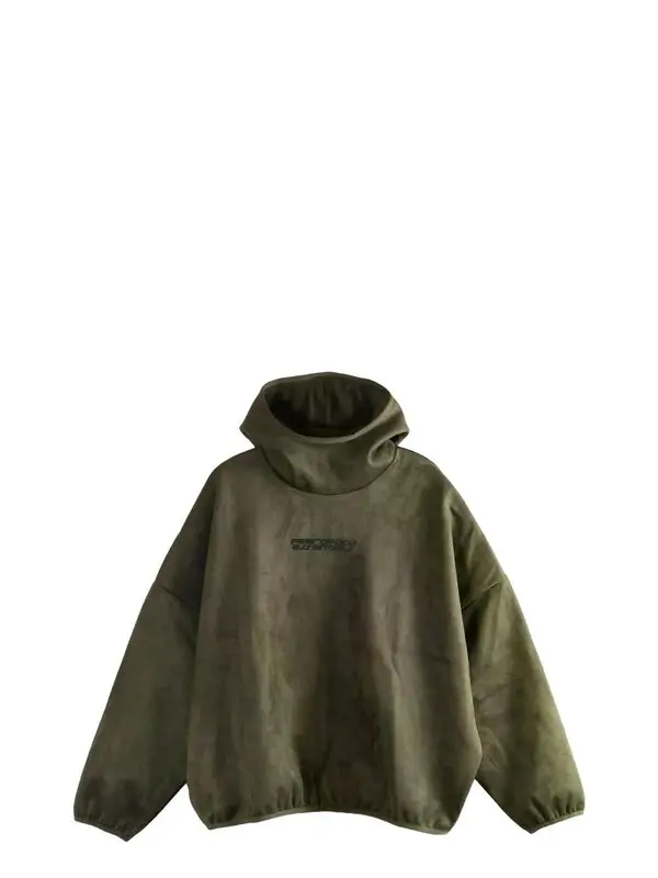 Fear Of God Roll Neck Hoodie - Green