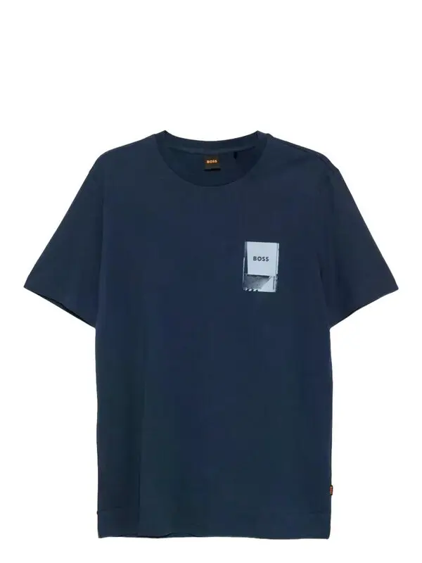 BOSS Graphic-print T-shirt - Blue