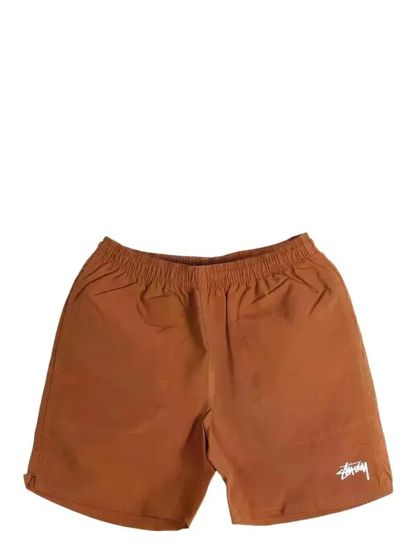 StÜssy Tortoise Drawstring Shorts - Brown