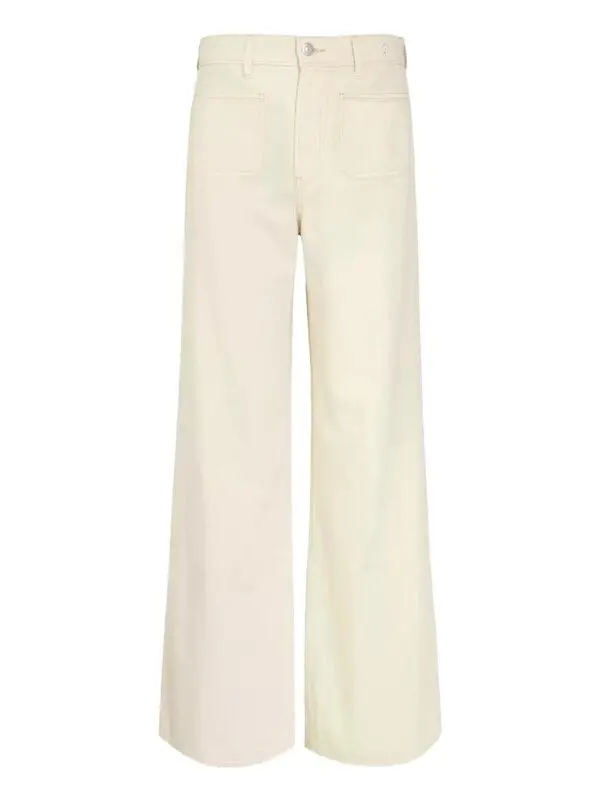 Veronica Beard Kasey Wide-leg Jeans - Neutrals
