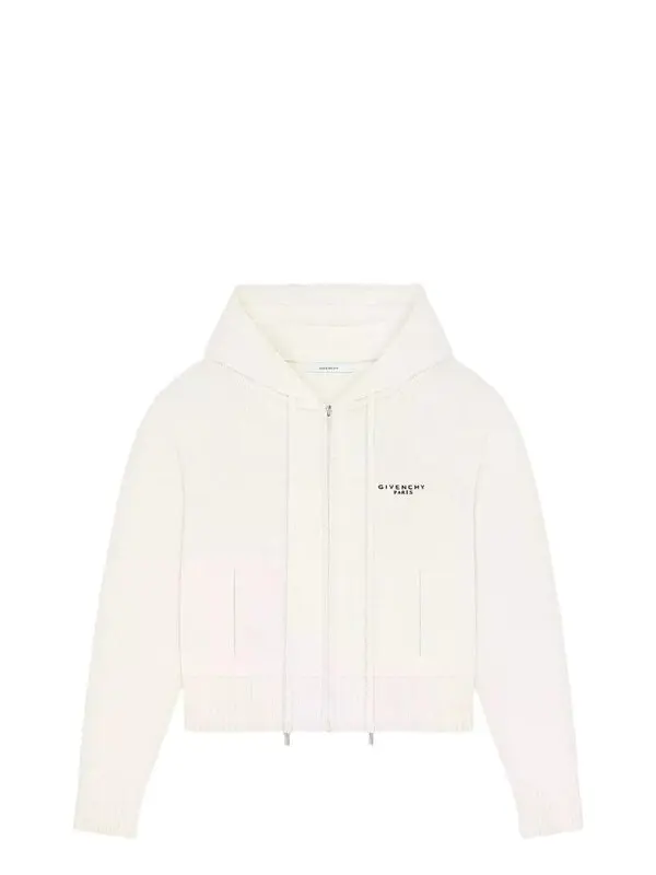 Givenchy Hooded Full-zip Cardigan - Neutrals