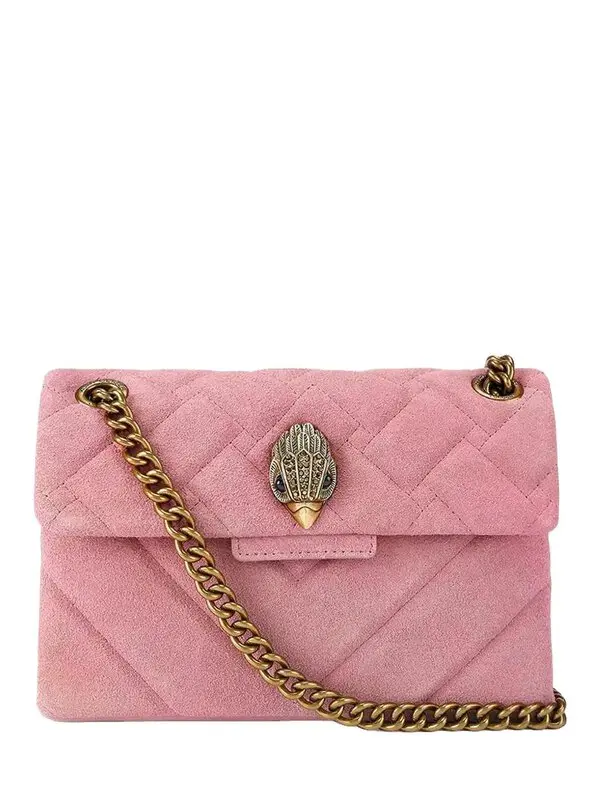Kurt Geiger Quilted Chain Shoulder Bag - Pink