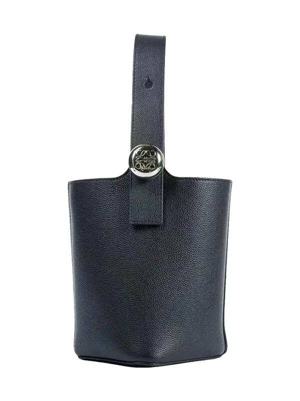 Loewe Pebble Mini Bucket Bag - Black