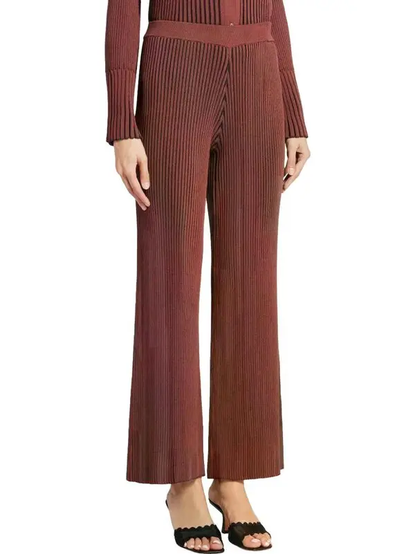 SIMONMILLER Val Ribbed Trousers - Brown