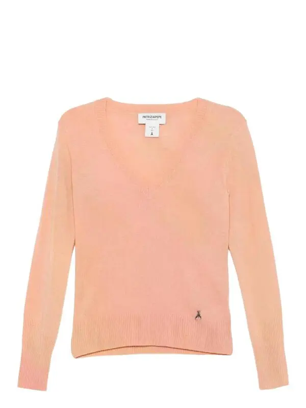 Patrizia Pepe V-neck Sweater - Pink