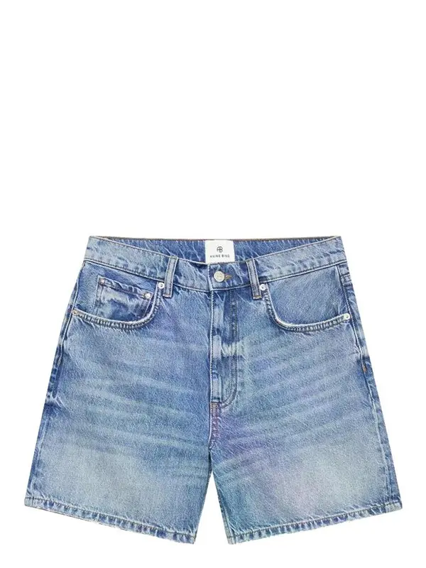 ANINE BING Washed Shorts - Blue