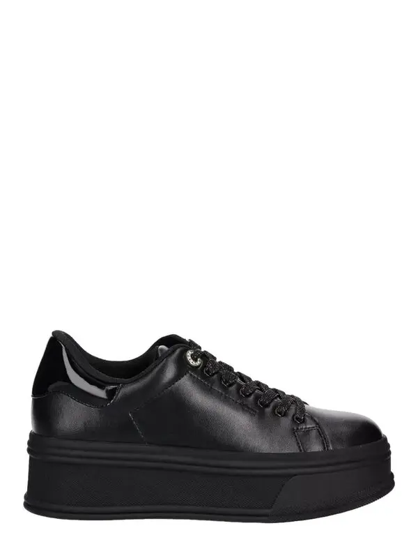 Liu Jo Platform Lace-up Sneakers - Black