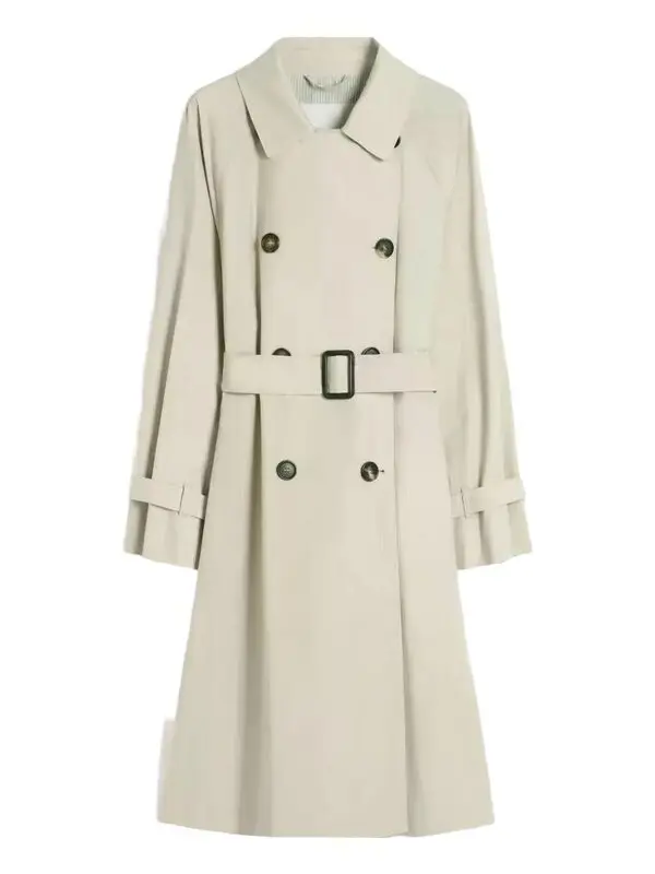 Max Mara Belted Raincoat - Neutrals