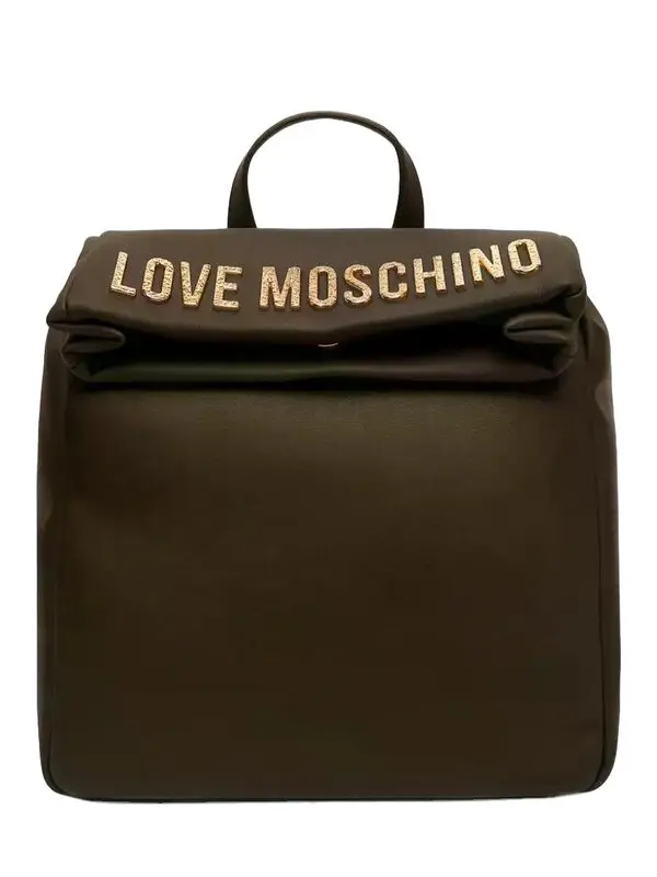 Moschino Logo Backpack - Green