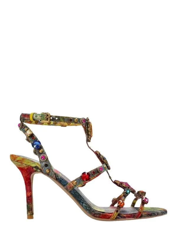 Kurt Geiger Jewel Gladiator Heeled Sandals - Yellow