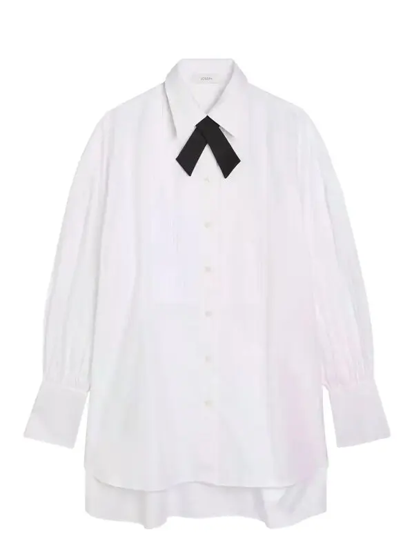 JOSEPH Ferrus Tie-detail Shirt - White
