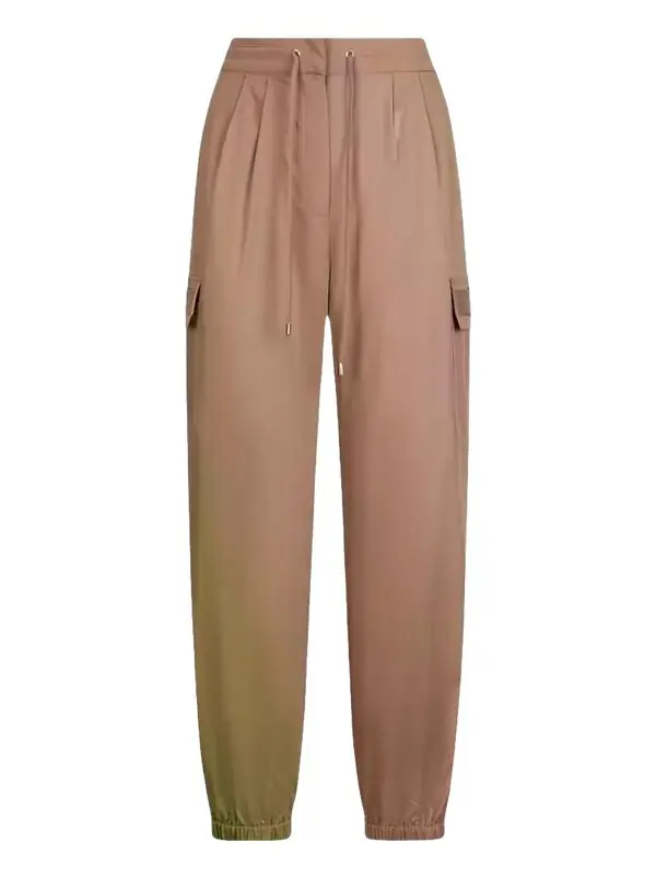 Liu Jo Drawstring Cargo Trousers - Neutrals