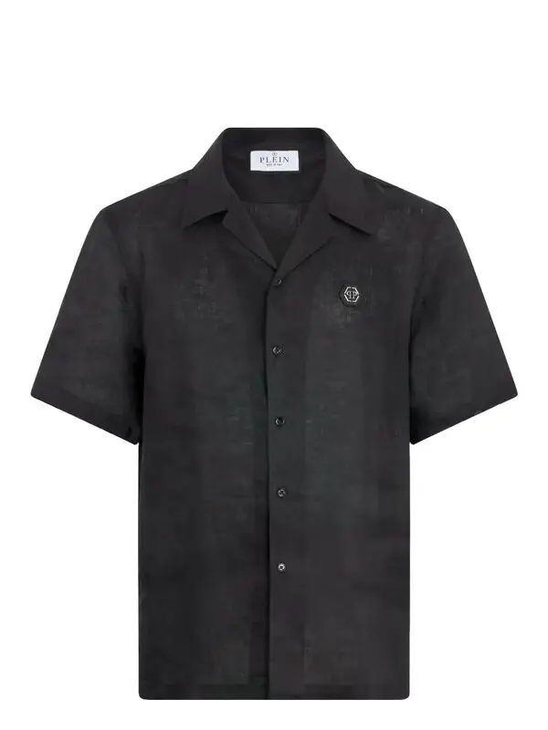 Philipp Plein Bowling Shirt - Black