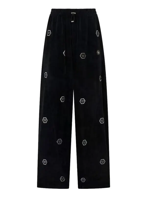 Philipp Plein Logo-embellished Track Pants - Black