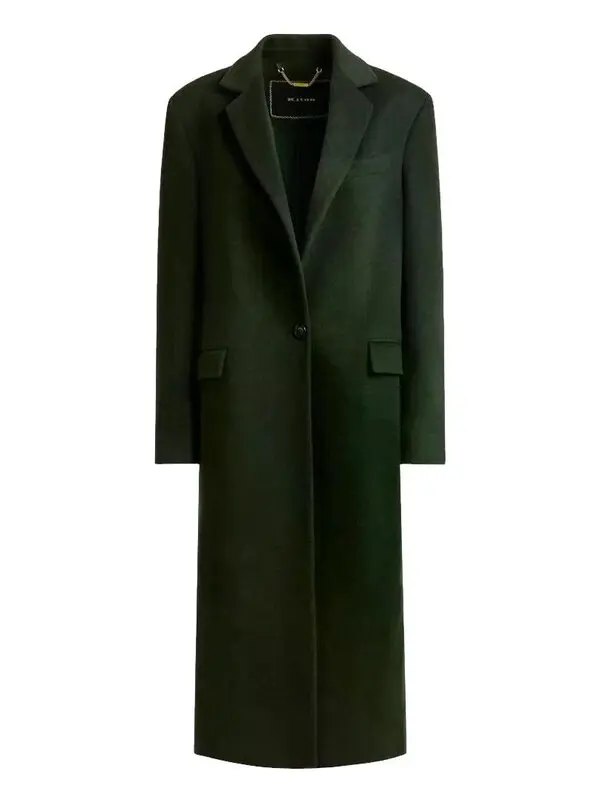 Kiton Single-breasted Coat - Green