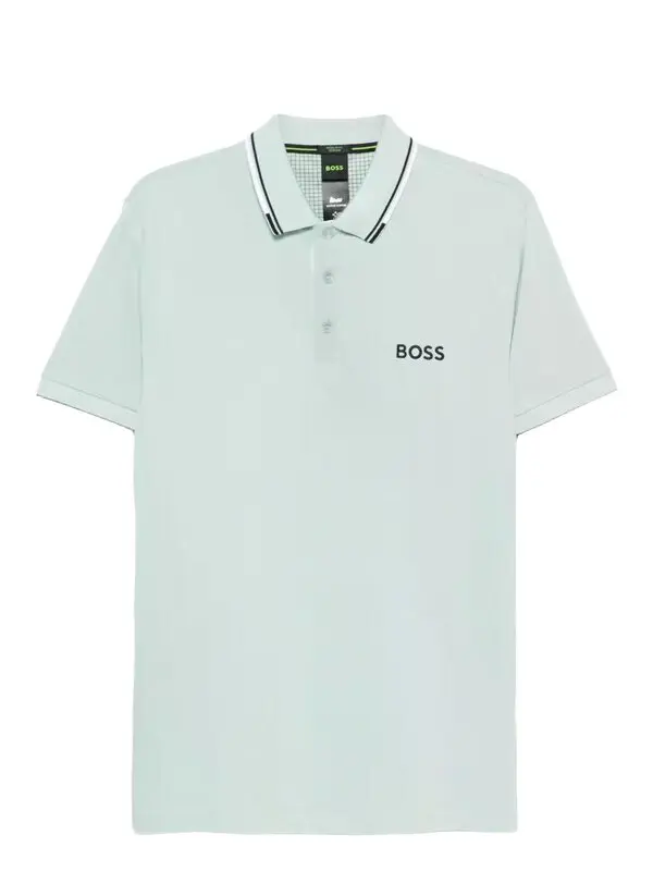 BOSS Trimmed Polo Shirt - Blue