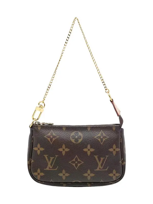 LOUIS VUITTON 2020 Monogram Mini Pochette Accessoires Handbag - Brown