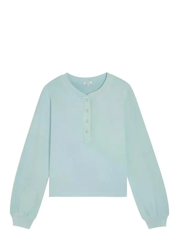 Rails Leonie Button-down Sweatshirt - Blue