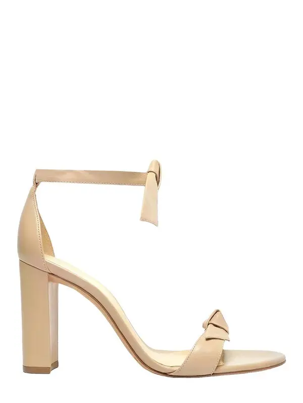 ALEXANDRE BIRMAN Clarita 90mm Leather Sandals - Neutrals