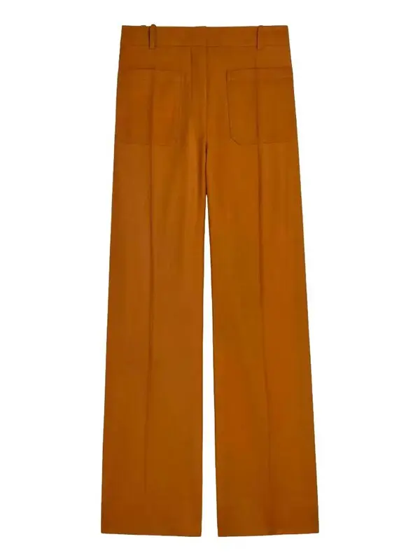 Victoria Beckham Patch Pocket Trousers - Orange