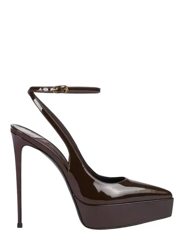 LE SILLA Uma Slingback Heeled Pumps - Brown