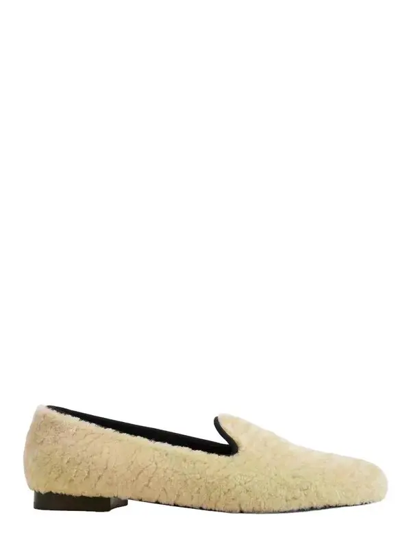 TOTEME Shearling Loafers - Neutrals