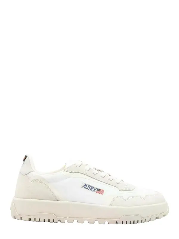 AUTRY Logo-patch Sneakers - White