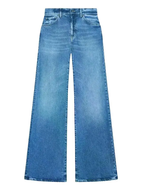 DONDUP Flared Button Jeans - Blue
