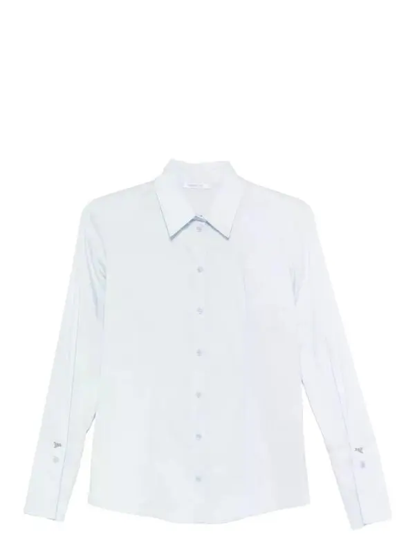 Patrizia Pepe Button-fastening Shirt - Blue