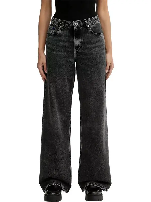 Karl Lagerfeld Wide-leg Jeans - Grey