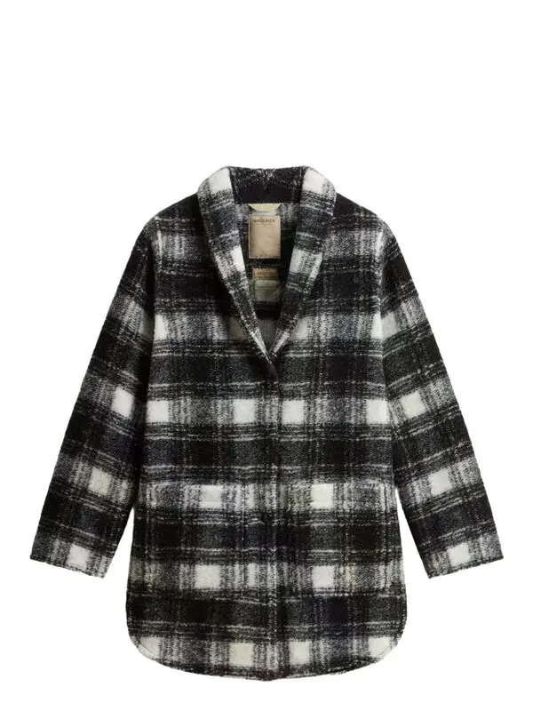 Woolrich Gentry Checked Overshirt - Black