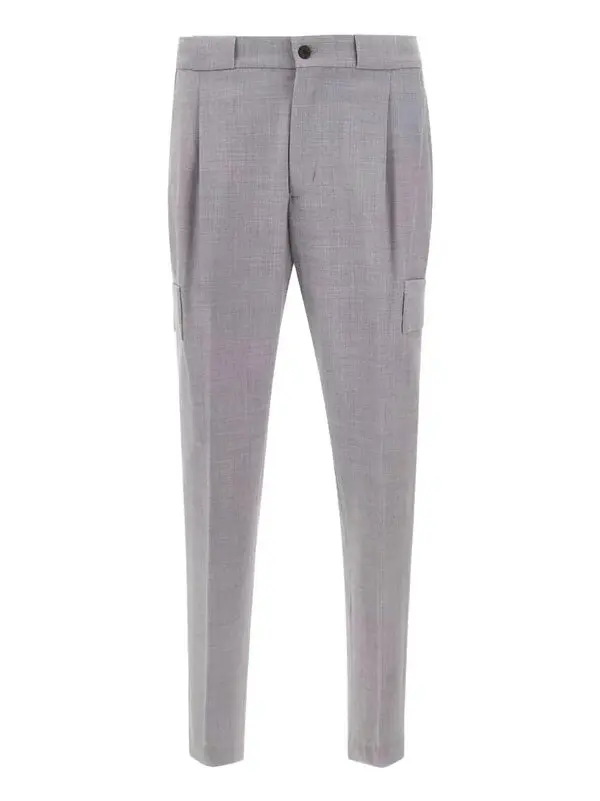 DEVORE INCIPIT Flap-pocket Trousers - Grey