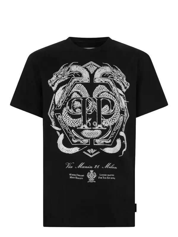 Philipp Plein Round-neck T-shirt - Black
