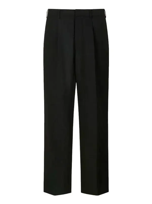 Marni Geometric Jacquard Trousers - Black